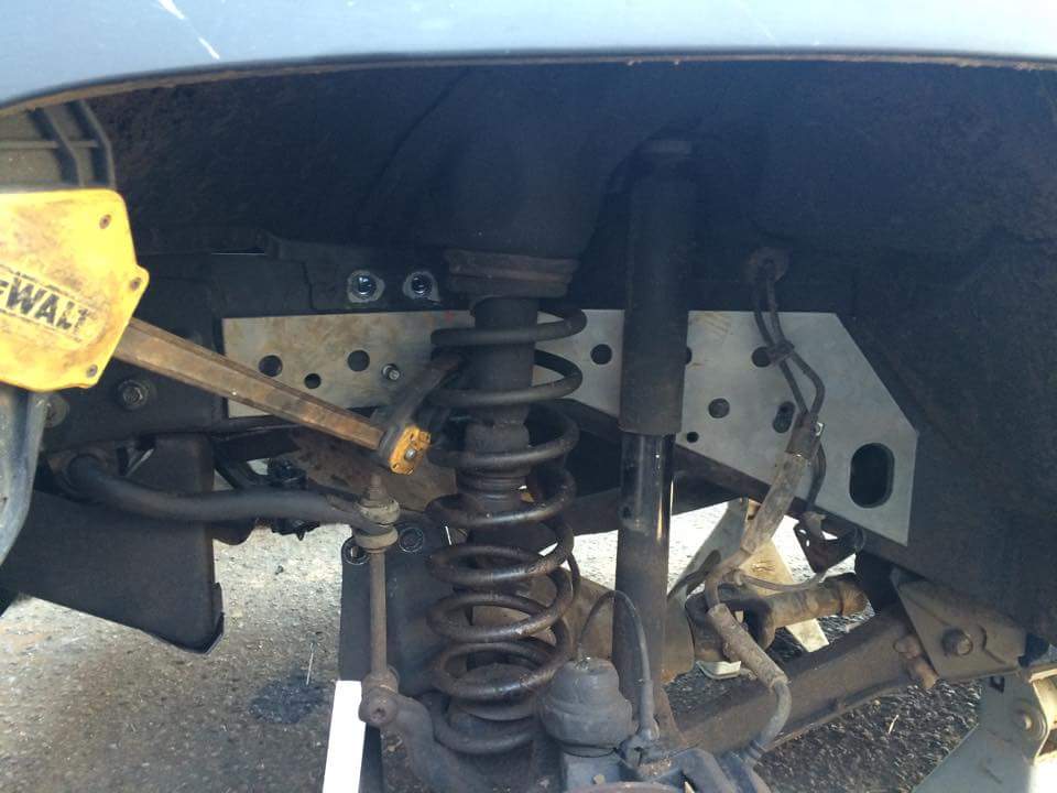zj front unibody stiffeners | T & M Metal Fabrication